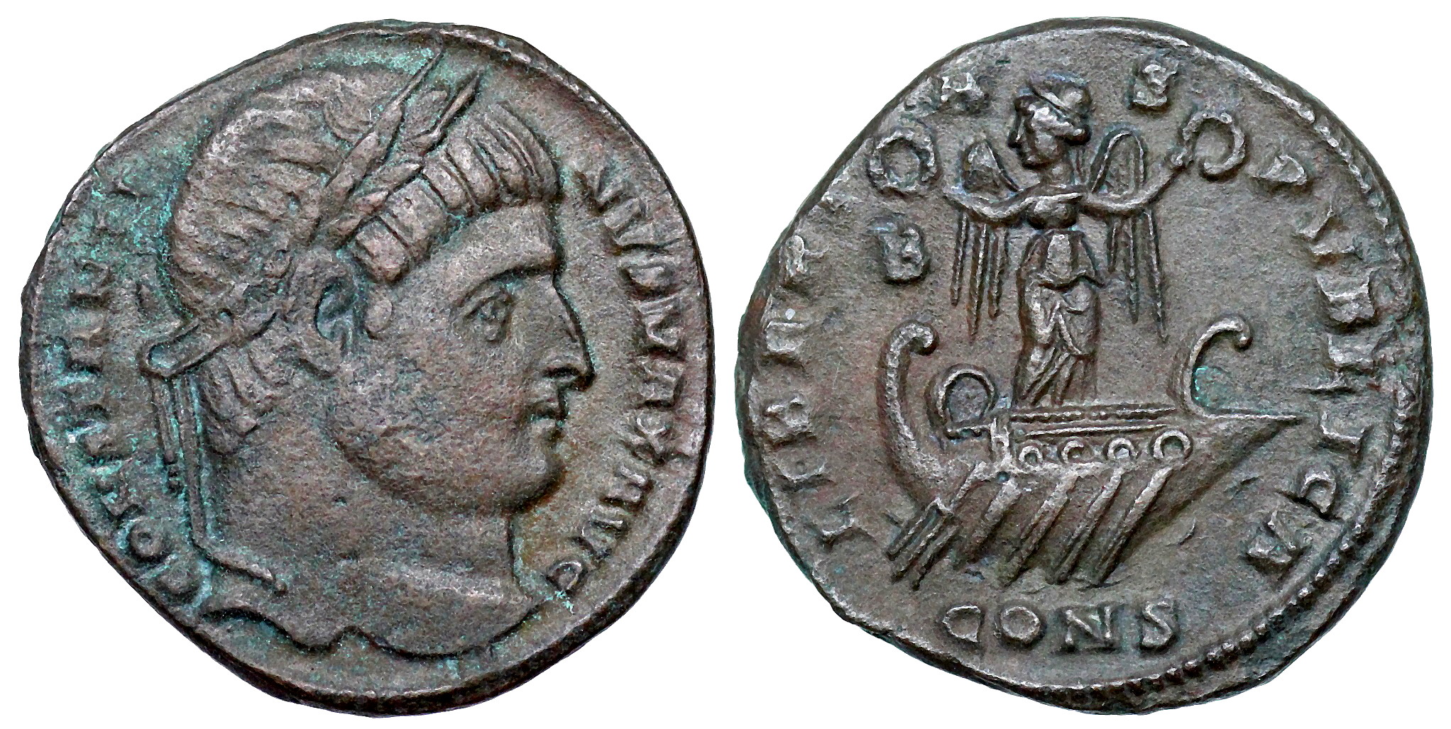 Constantine I LIBERTAS PVBLICA from Constantinople | Roman Imperial Coins