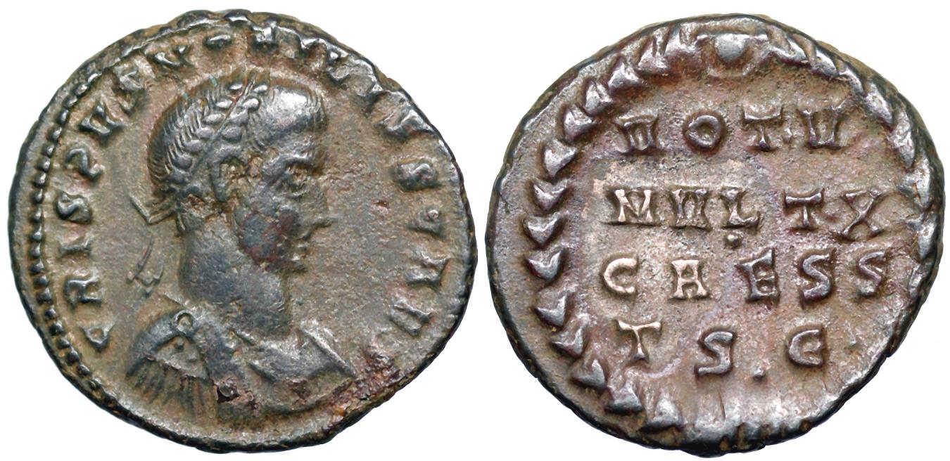 Crispus VOT V from Thessalonica | Roman Imperial Coins