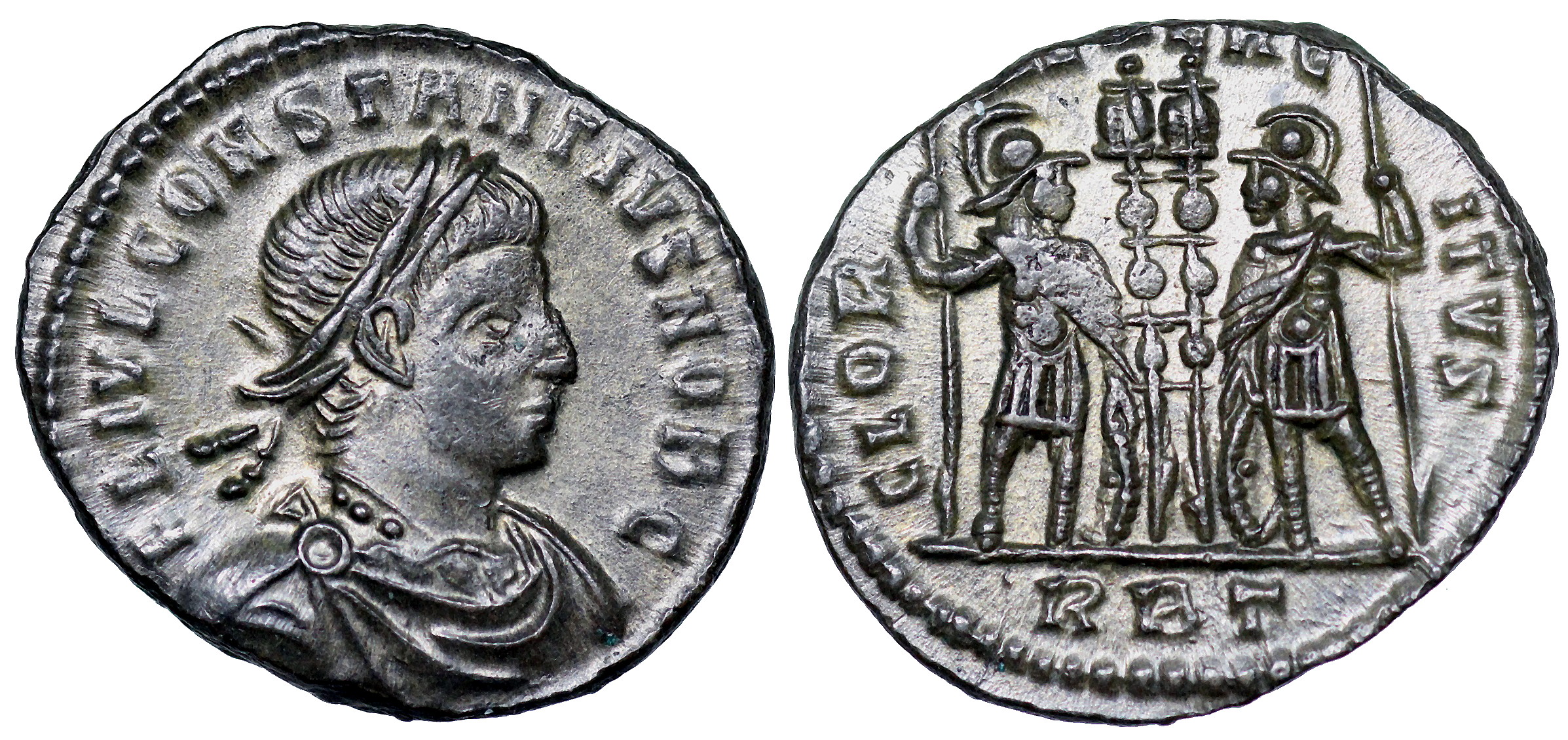 Constantius II GLORIA EXERCITVS from Rome | Roman Imperial Coins