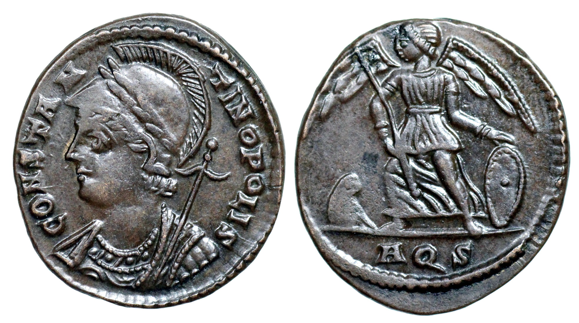 Constantinopolis Commemorative victory on prow from Aquileia | Roman ...