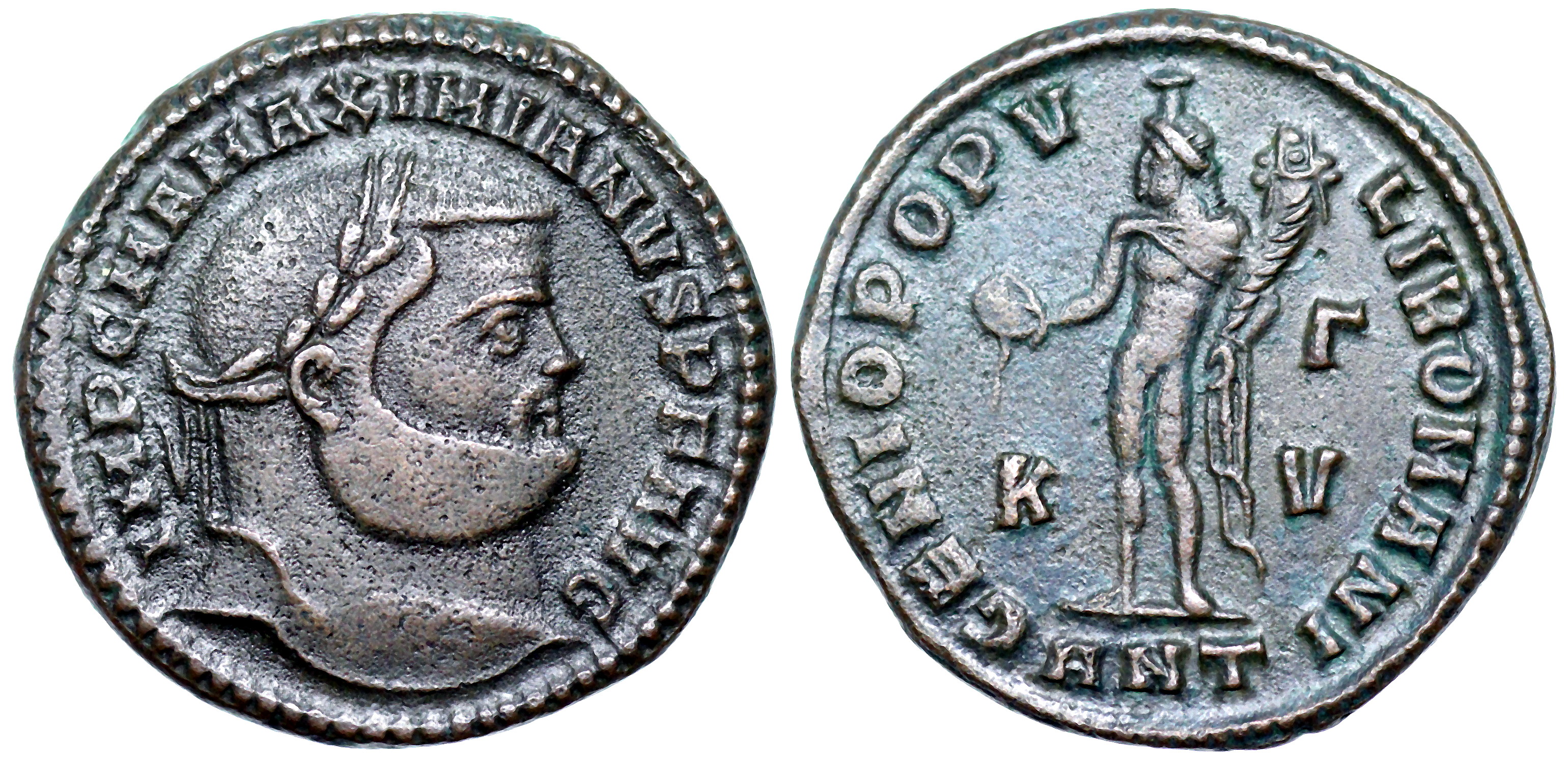 Maximianus GENIO POPVLI ROMANI from Antioch | Roman Imperial Coins