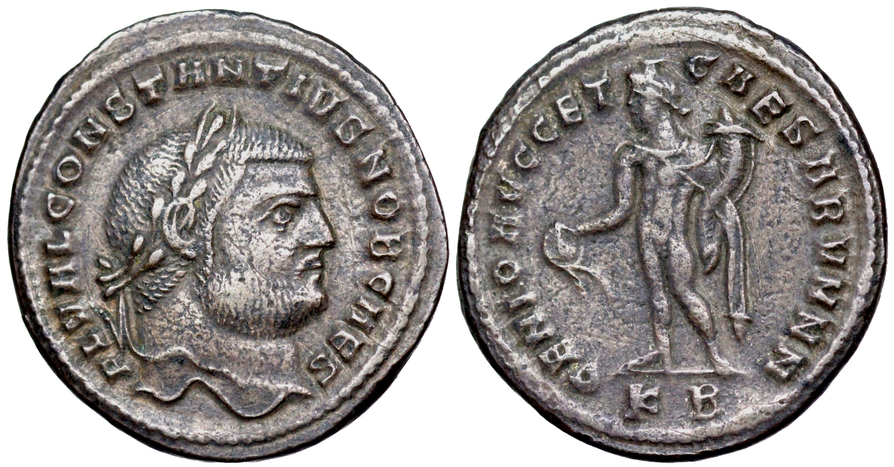Constantius I GENIO AVGG ET CAESARVM NN from Cyzicus | Roman Imperial Coins