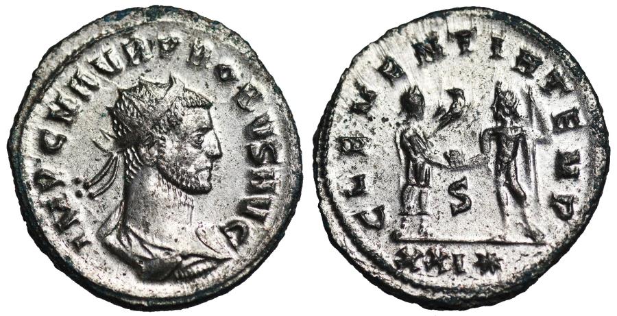 Probus CLEMENTIA TEMP from Cyzicus | Roman Imperial Coins