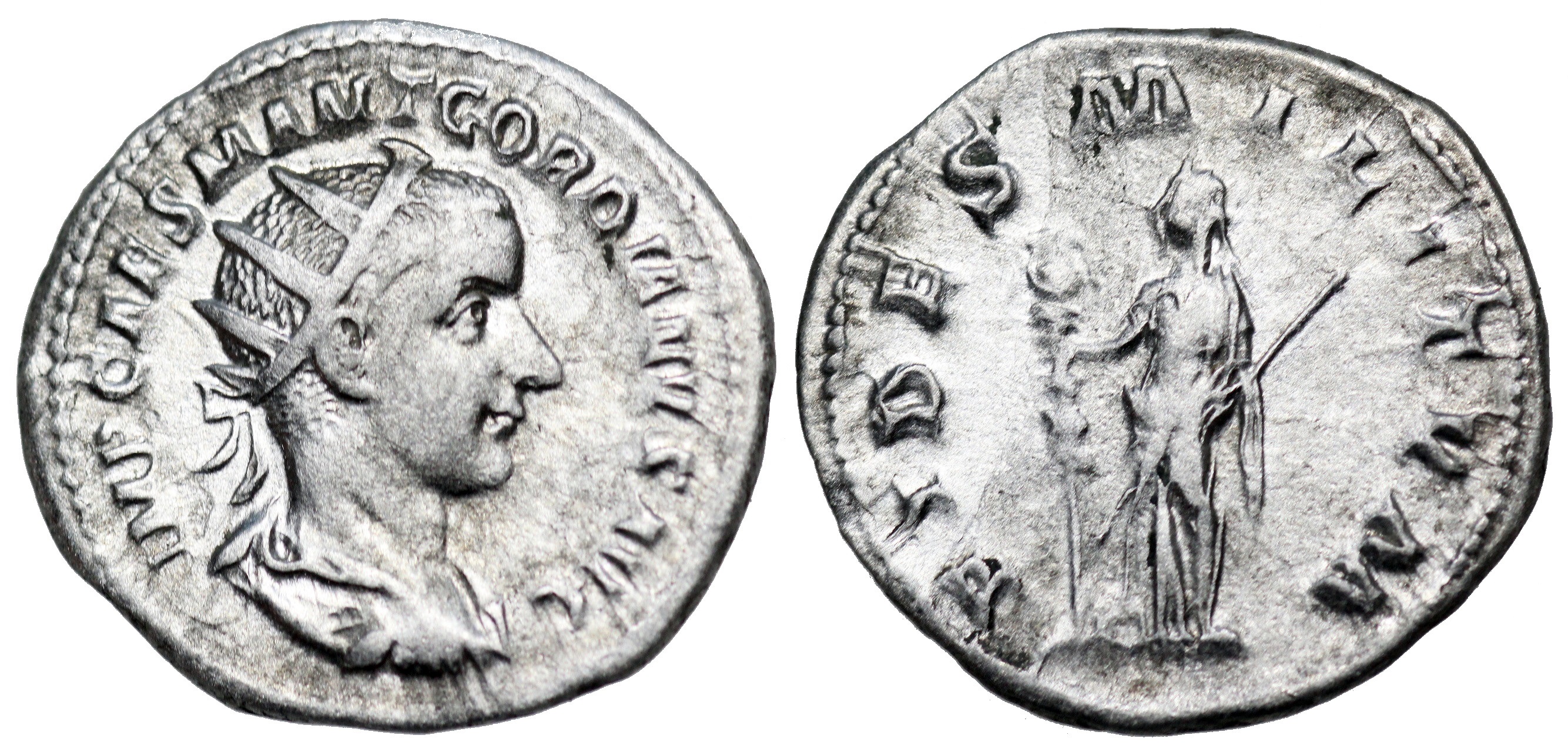 Gordian III FIDES MILITVM; Fides from Rome | Roman Imperial Coins