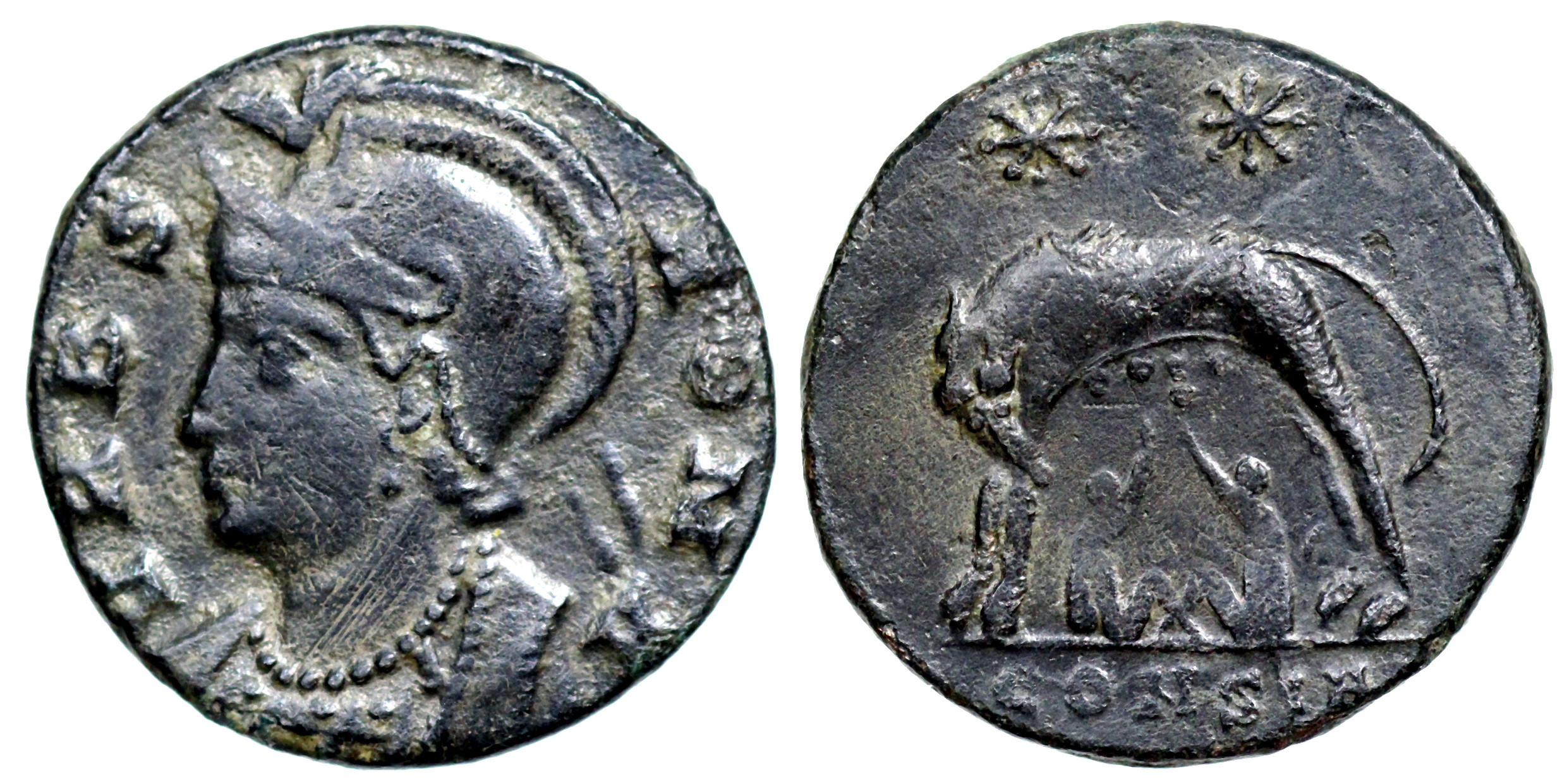 VRBS ROMA wolf and twins from Constantinople | Roman Imperial Coins