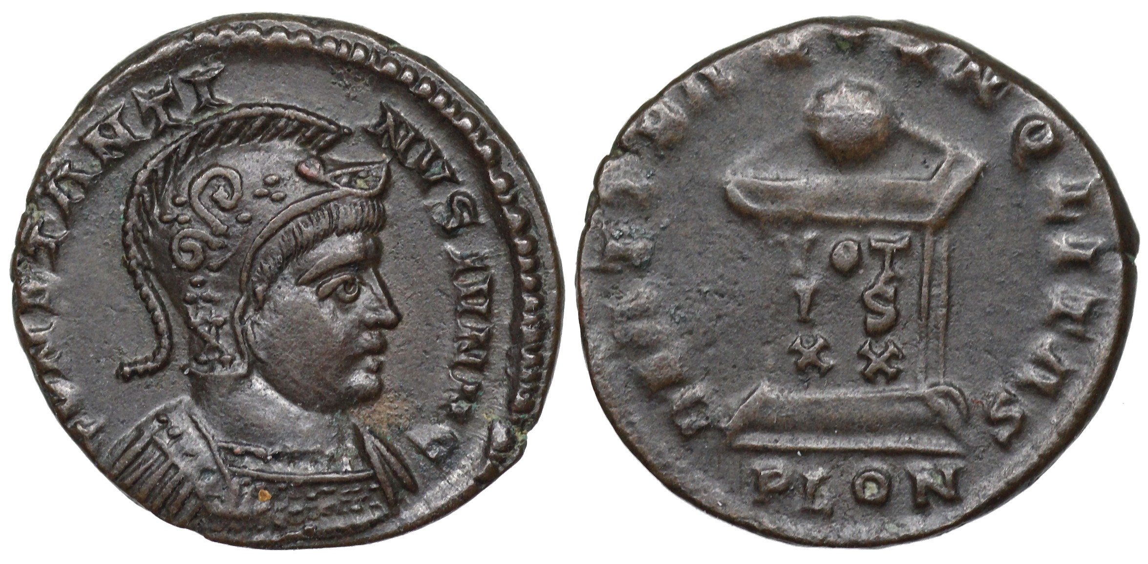 Constantine II BEAT TRANQLITAS from London | Roman Imperial Coins