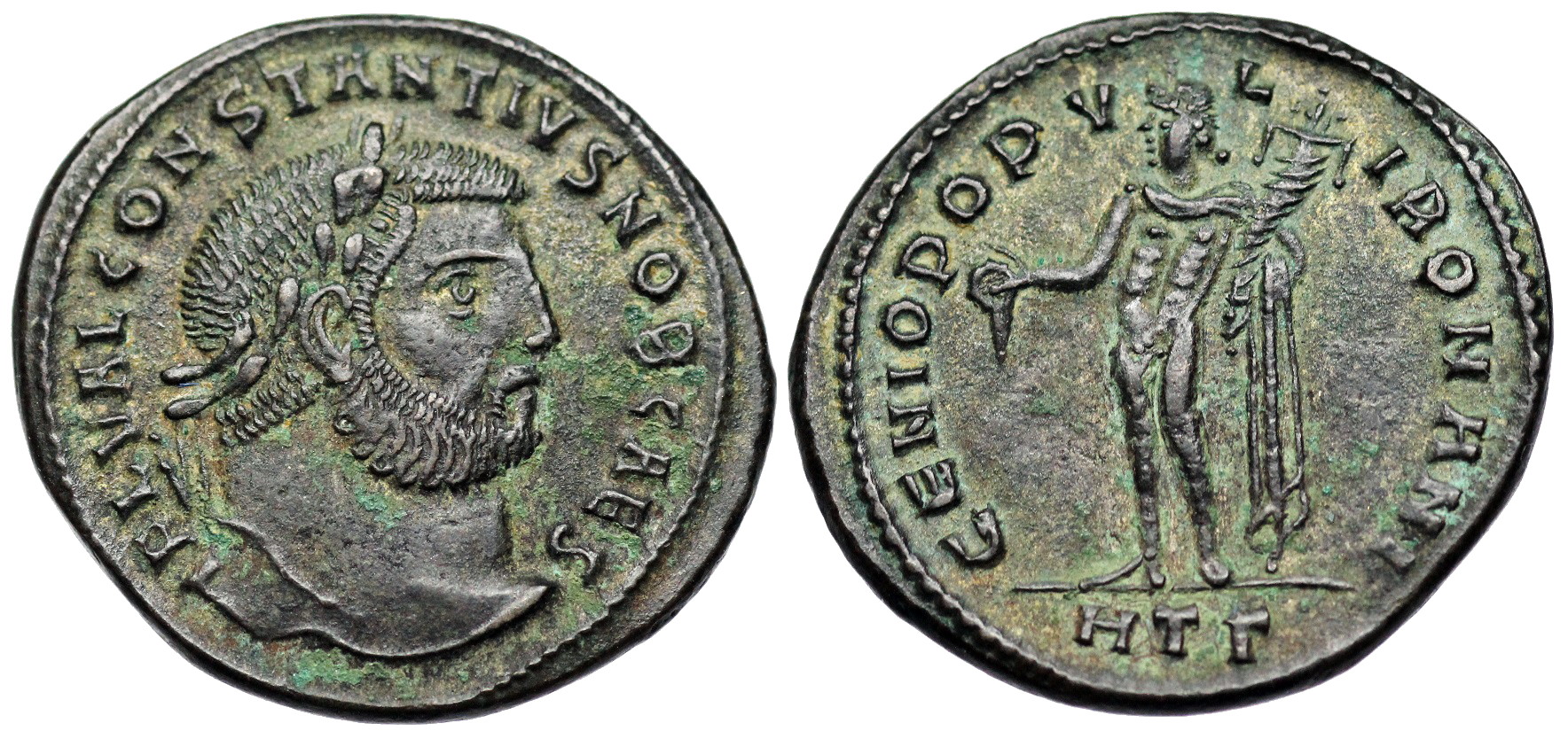 Constantius I GENIO from Heraclea | Roman Imperial Coins