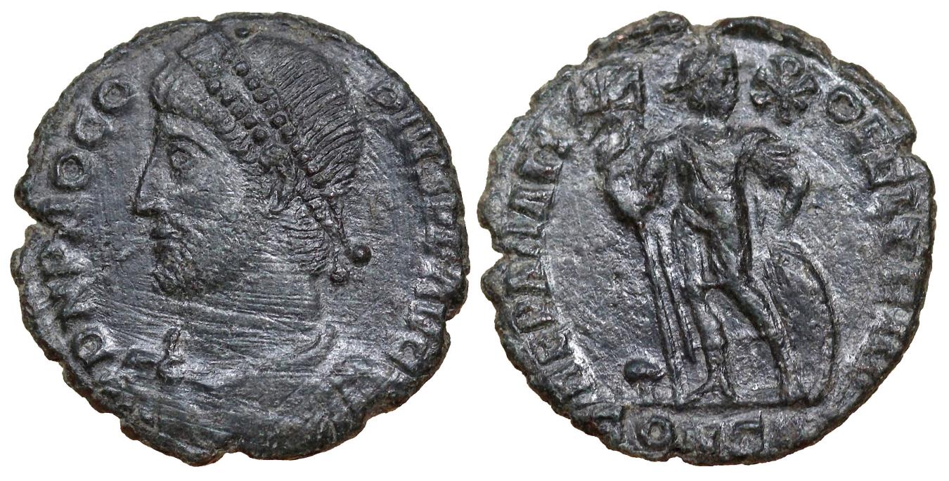 Procopius REPARATIO FEL TEMP from Constantinople | Roman Imperial Coins