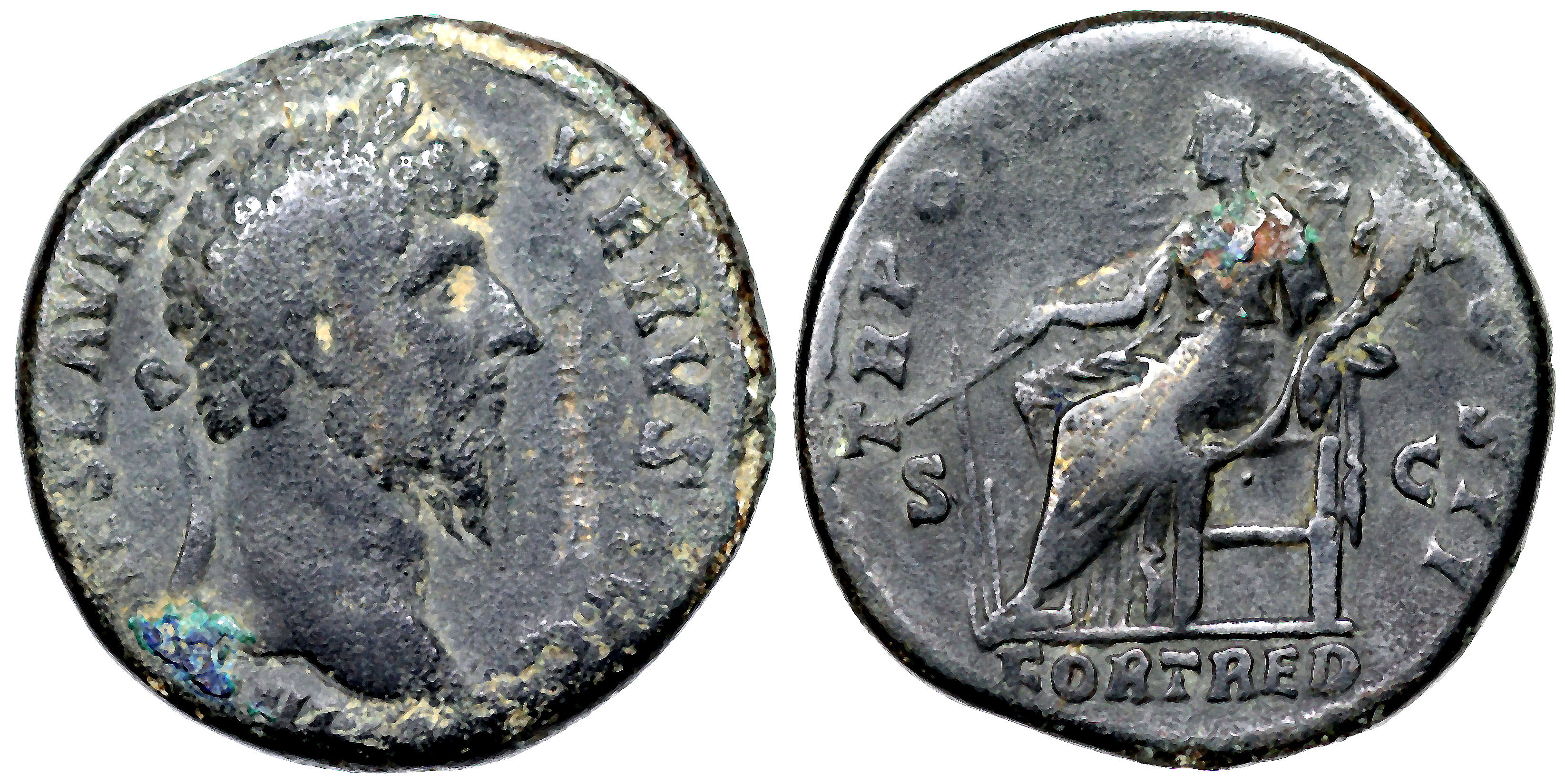 Lucius Verus… Fortuna sestertius from Rome...ex-Kellogg | Roman ...