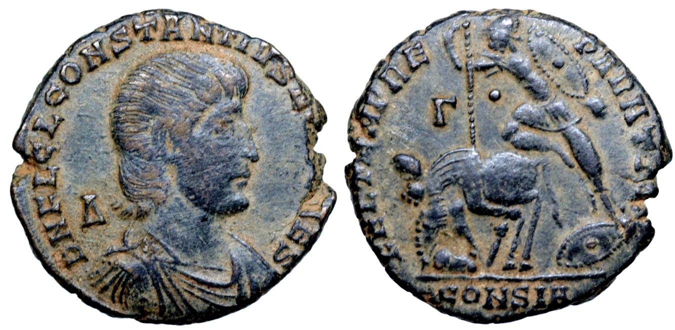 Constantius Gallus FEL TEMP horseman from Constantinople | Roman ...