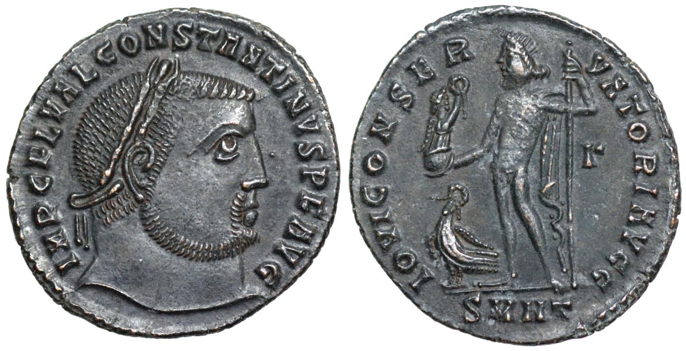 Constantine I IOVI CONSERVATORI AVGG from Heraclea | Roman Imperial Coins