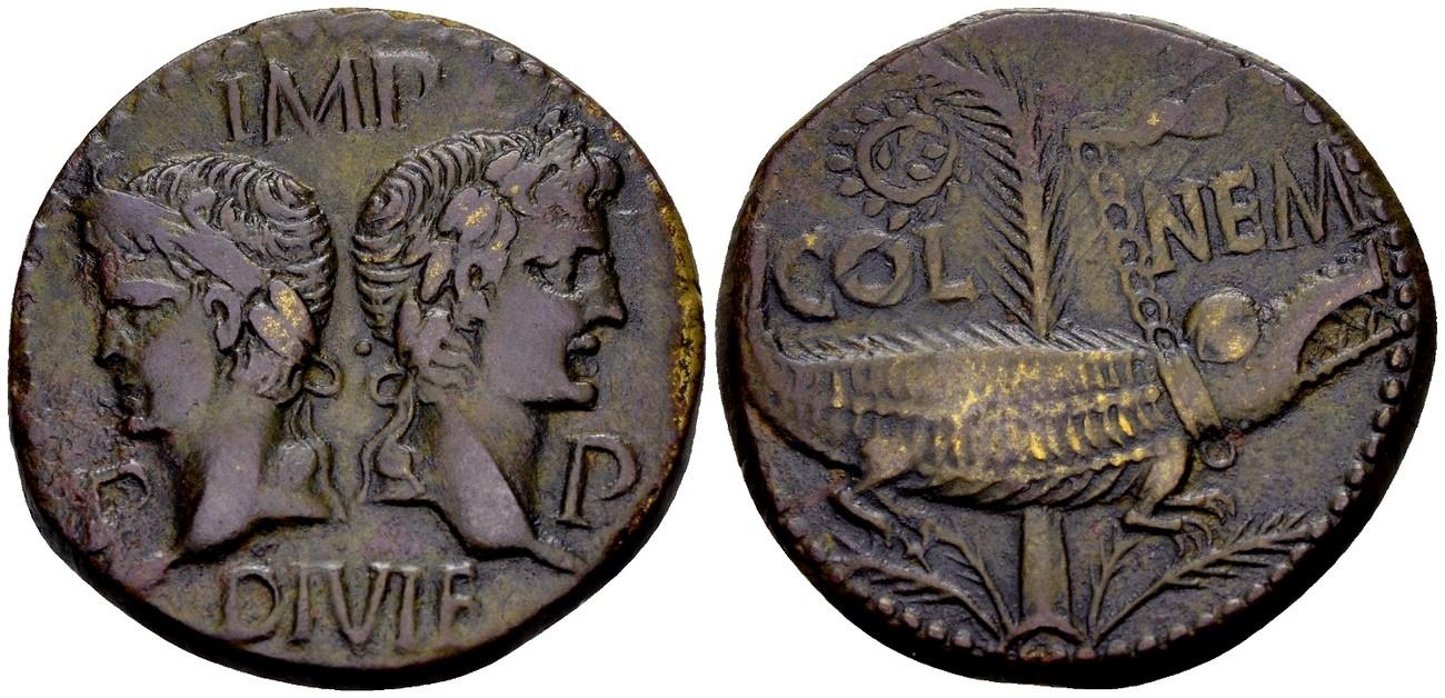 Augustus, with Agrippa | Roman Provincial Coins