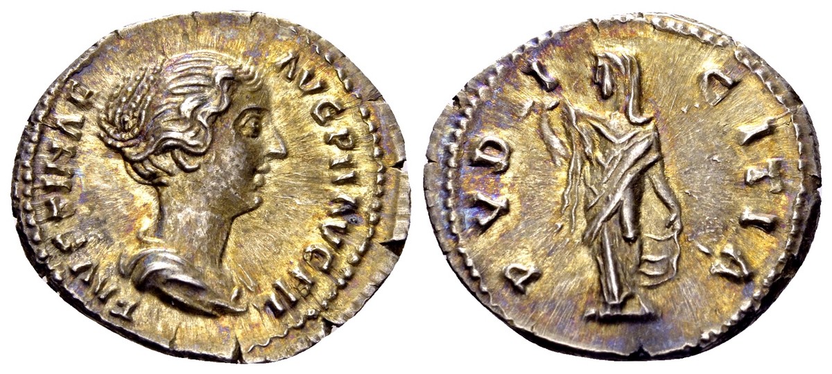 Faustina minor, as Augusta | Roman Imperial Coins