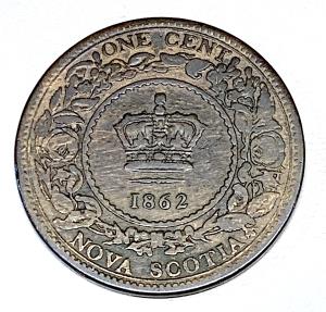 Nova Scotia: 1862 Victoria Large Cent | North & Central American and ...