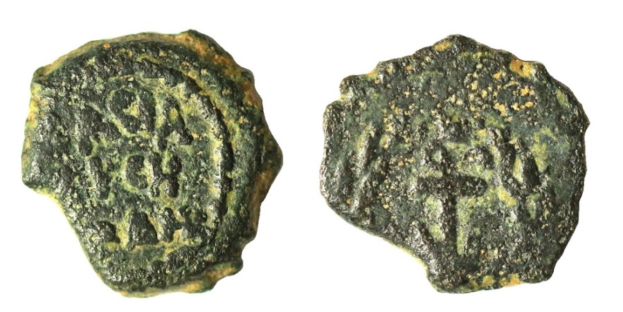A bronze prutah of Herod the Great, mint of Jerusalem | Greek Coins