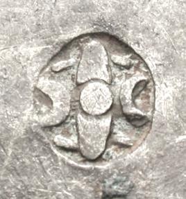 INDIA, MAURYA: Punchmarked silver karshapana with 'Taxila' symbol ...