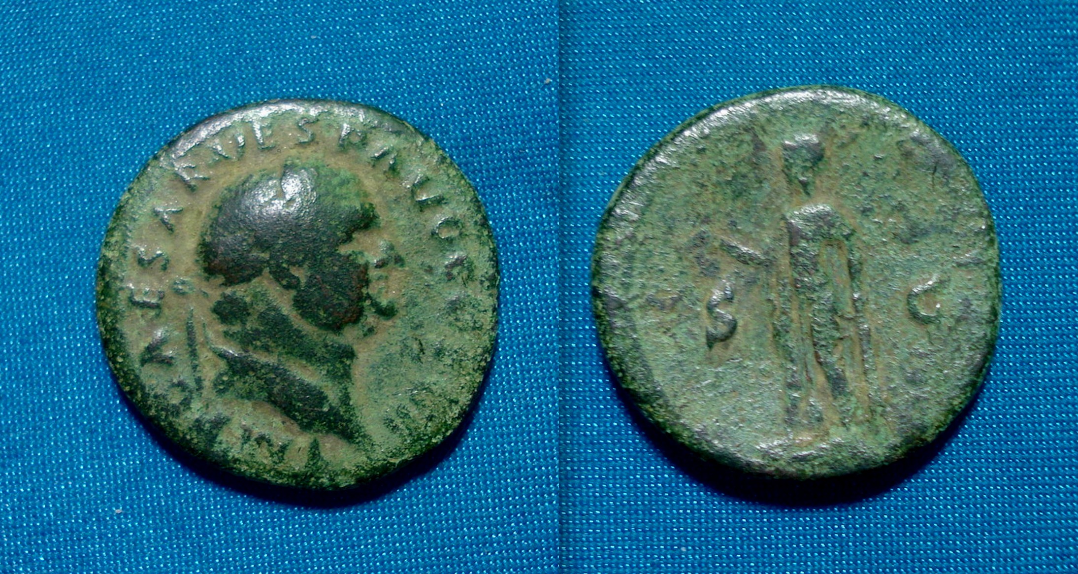 Vespasian Æ AS / Spes | Roman Imperial Coins