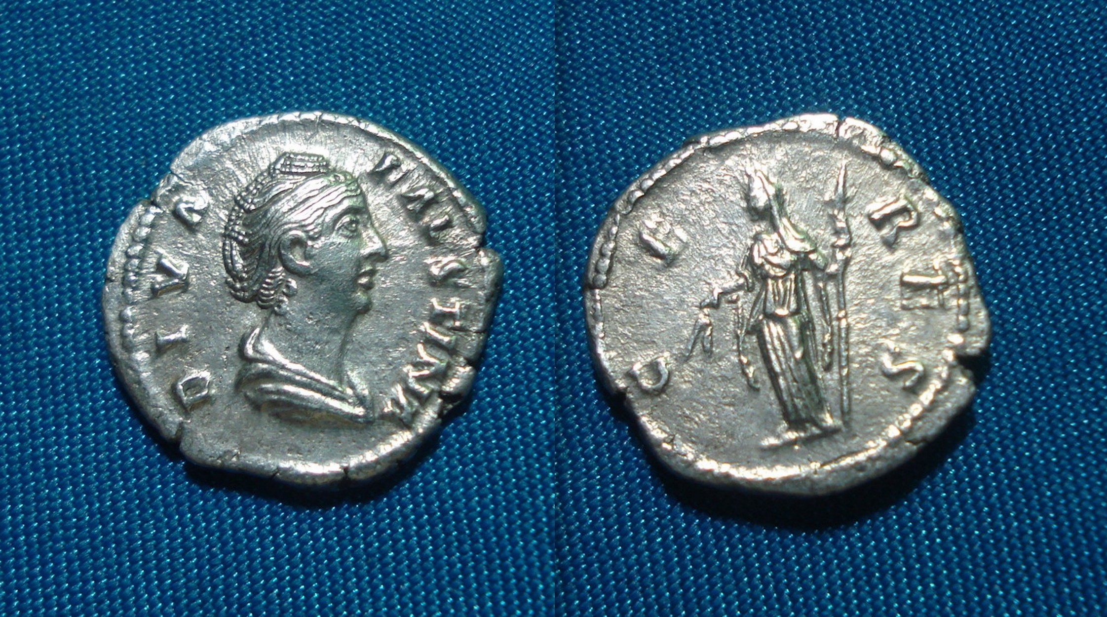 Diva Faustina I Augusta Denarius | Roman Imperial Coins
