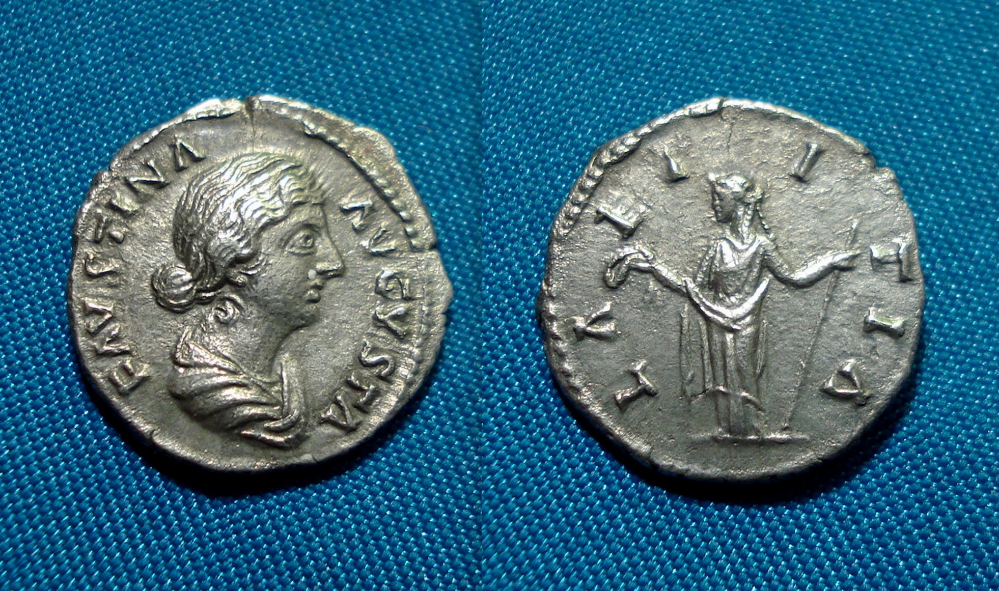 Faustina II Augusta Denarius | Roman Imperial Coins