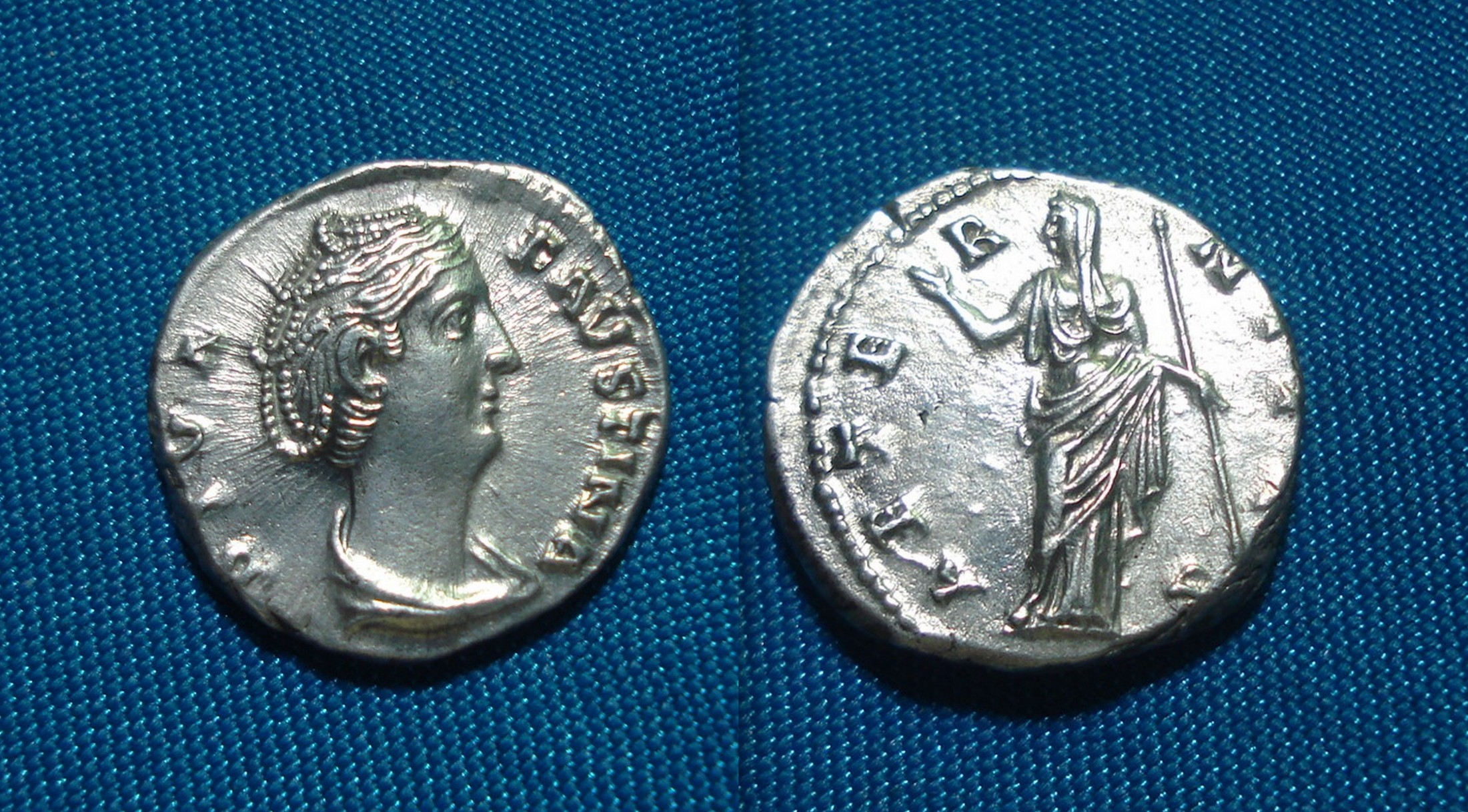 Diva Faustina I Augusta Denarius | Roman Imperial Coins