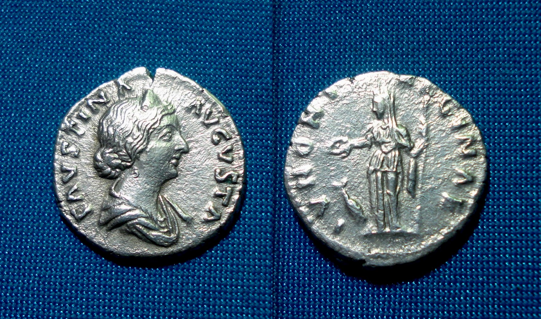 Faustina II Augusta Denarius | Roman Imperial Coins