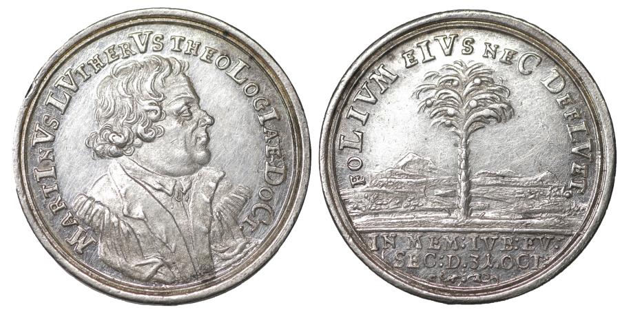 Germany Nürnberg AD 1717 Silver Medal Mint State | Tokens & Medals