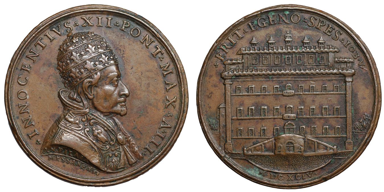 Papal States Innocent XII 1691-1700 Medal year III 1694 Rare | Tokens ...