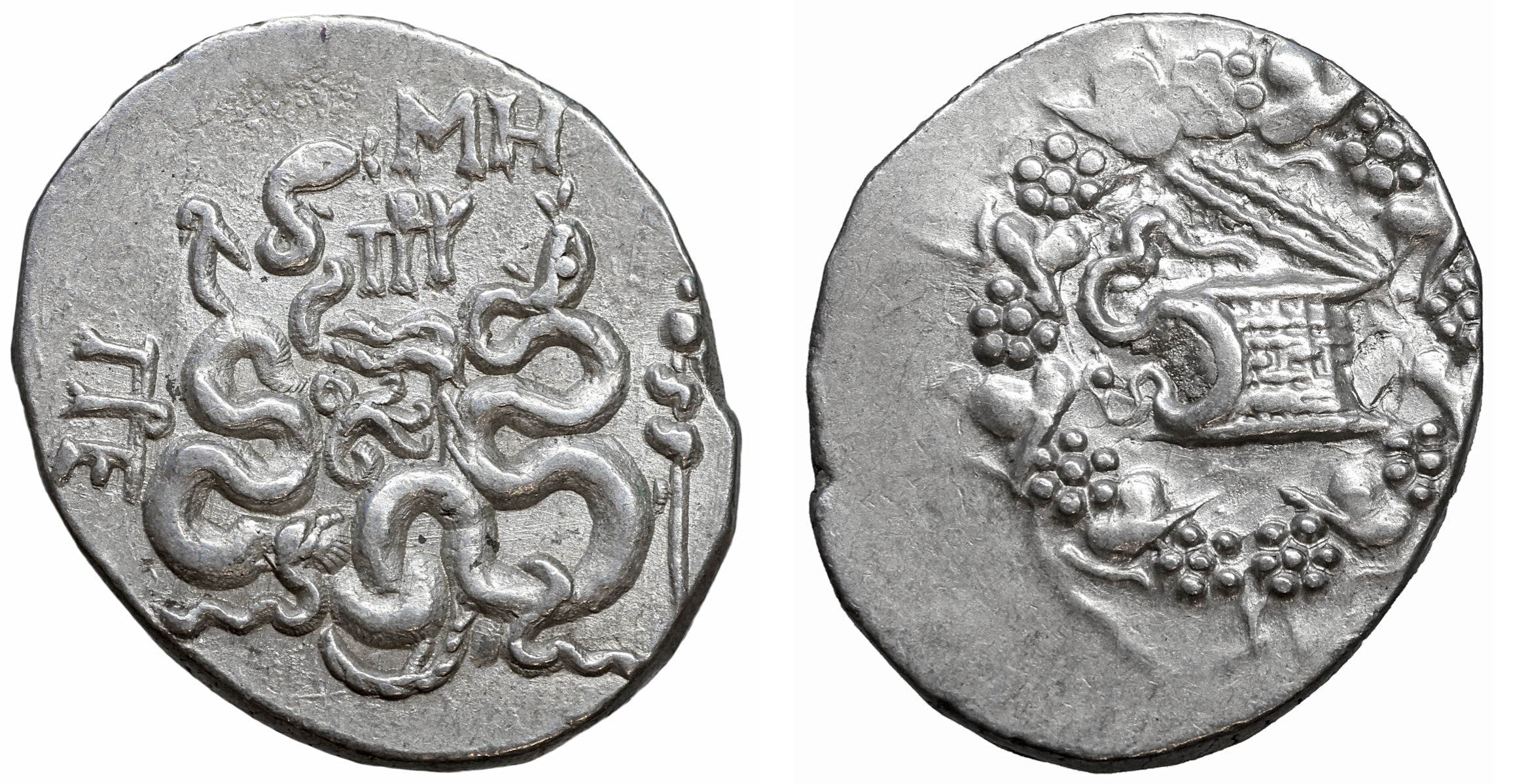 MYSIA Pergamon Cistophor 133-67 BC XF | Greek Coins