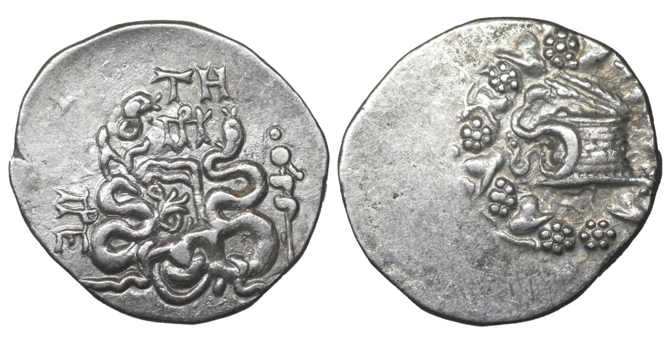 Mysia Pergamum AR Cistophoric Tetradrachm 76-67 BC | Greek Coins