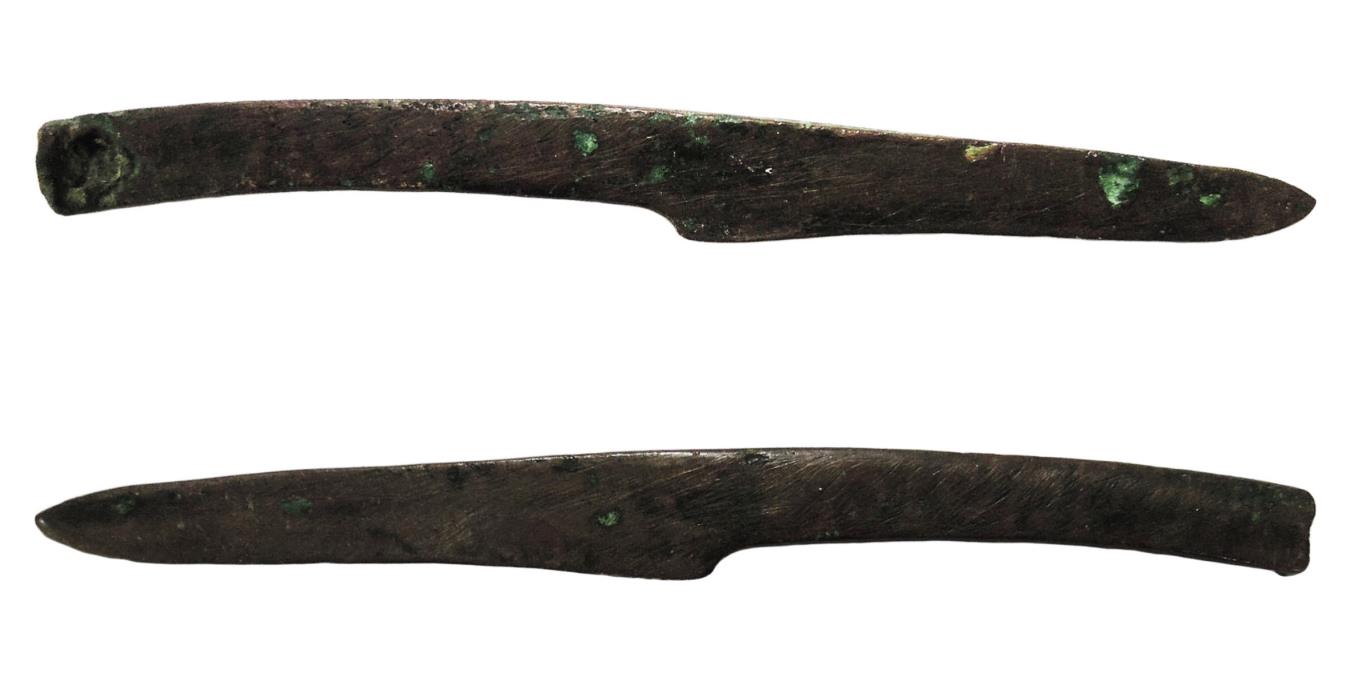 China Zhou dynasty 1046-256 BC AE Knife coin Primitive money 150 mm