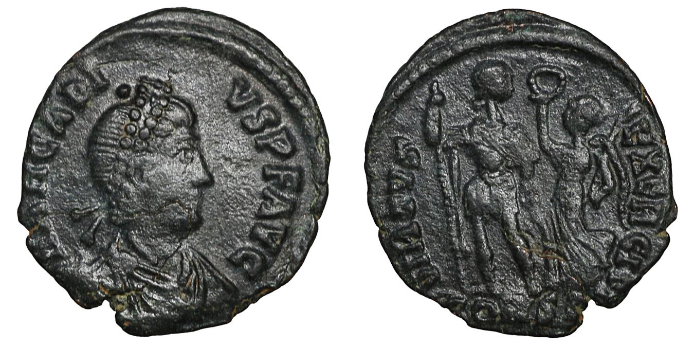 ARCADIUS 383-408 AE centenionalis VIRTVS EXERCITI | Roman Imperial Coins