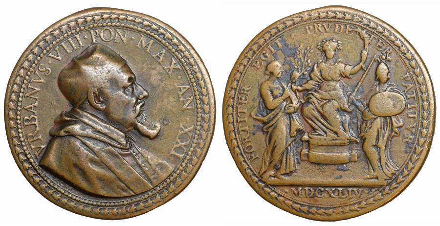 Papal States Urbano VIII 1623-1644 Medal 1644 R2 XFUNC | European Coins