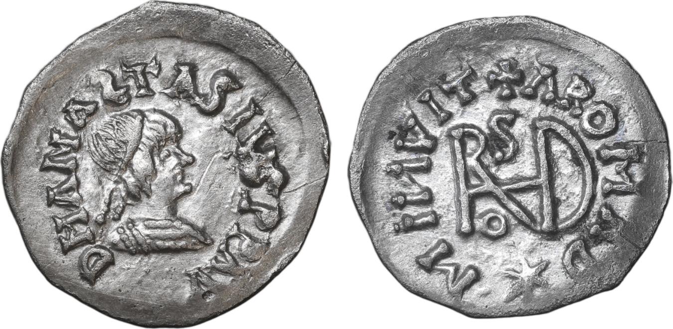 GEPIDS Theoderic the Great 489-526 1/4 Siliqua Sirmium XF+