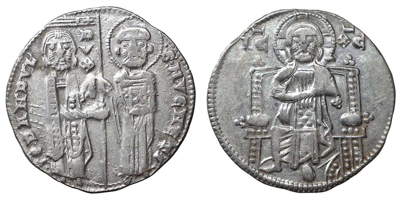 Venice Giovanni Dandolo AD 1280-1289 Grosso XFUNC | European Coins