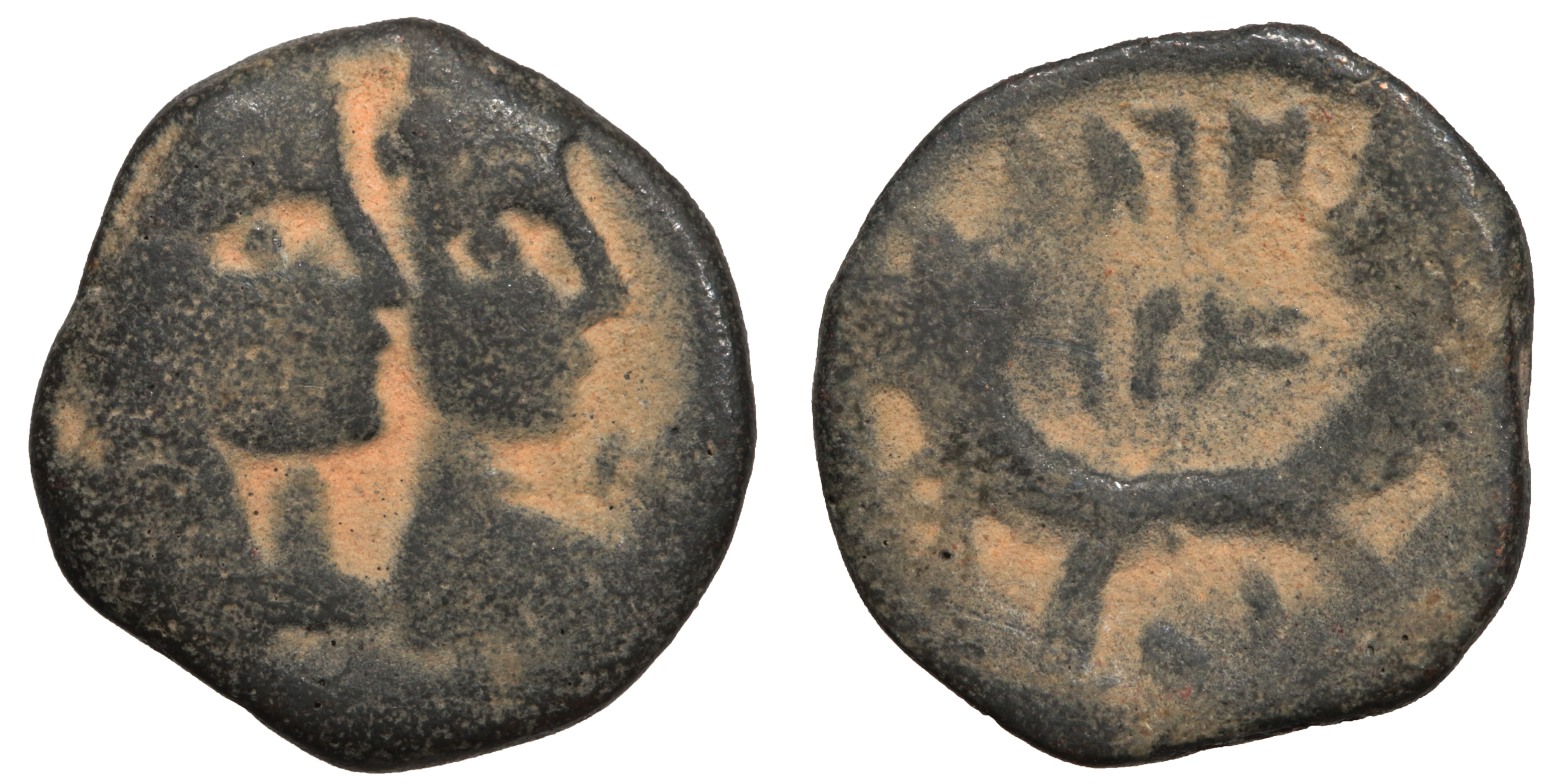 Kingdom of Nabatea. Petra. Aretas IV 9 BC – 40 AD. Bronze | Ancient ...