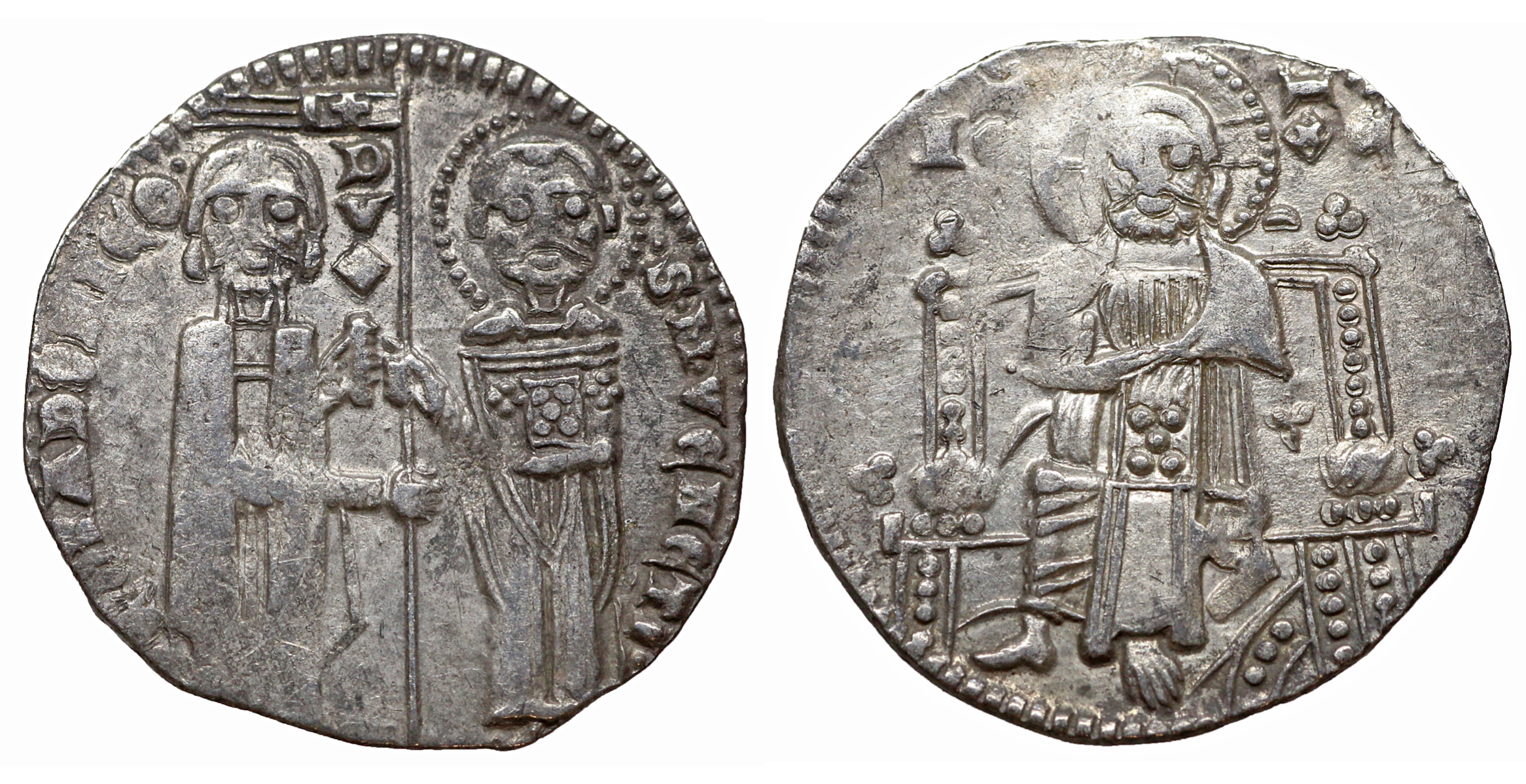 VENICE Pietro Gradenigo 1289 - 1311 Grosso UNC | Medieval Coins