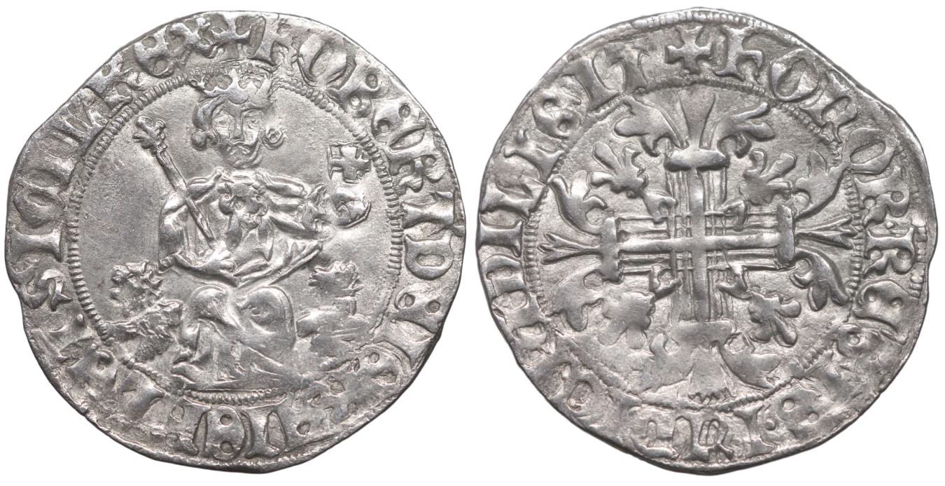 Italy Naples Robert of Anjou 1309-1343 Gigliato XF | European Coins