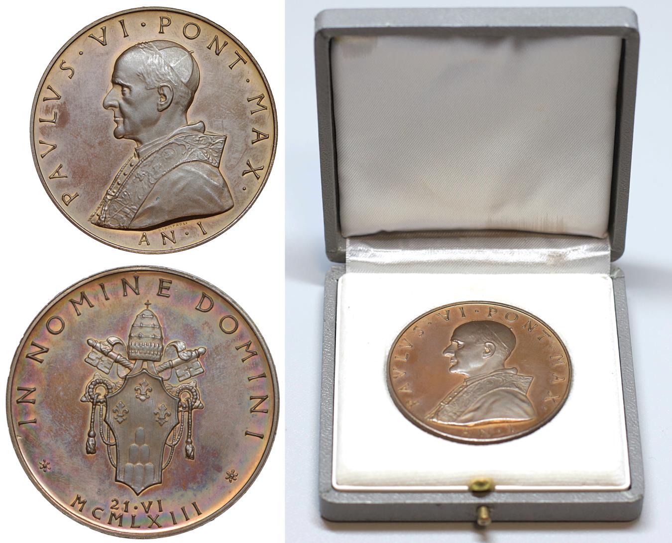Papal States Paul VI 1963-1978 Medal year I 29-06-1963 | European Coins