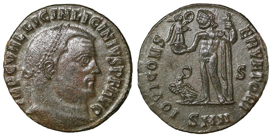 Licinius I 308-324 AE follis UNC Jupiter Roman Coin | Roman Imperial Coins