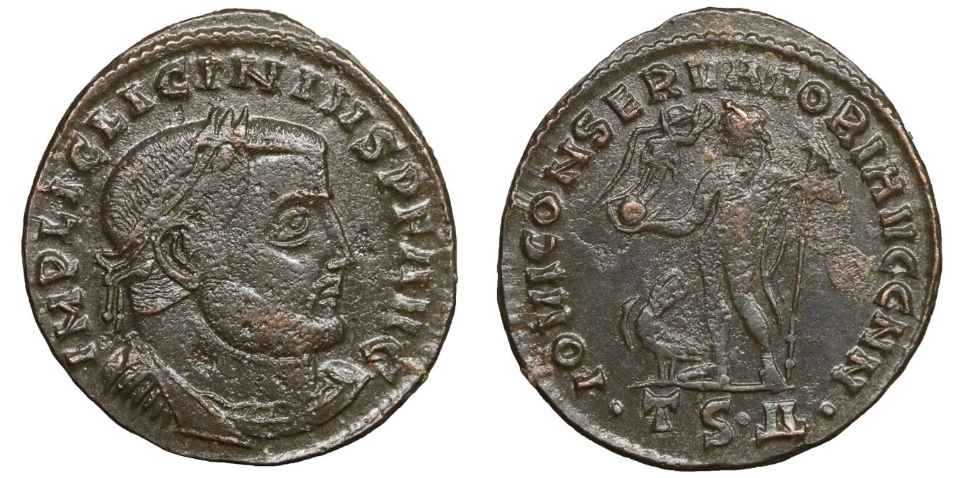 Licinius I AD 308-324 Æ follis Silvering | Roman Imperial Coins