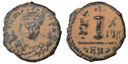 Justin II, 565-578, AE decanummium VF+ | Byzantine Coins