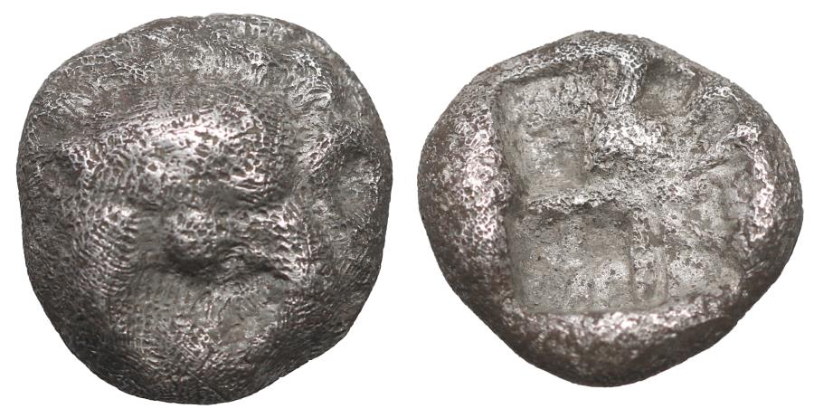 MYSIA Parion 500-475 BC AR Drachm VF | Greek Coins