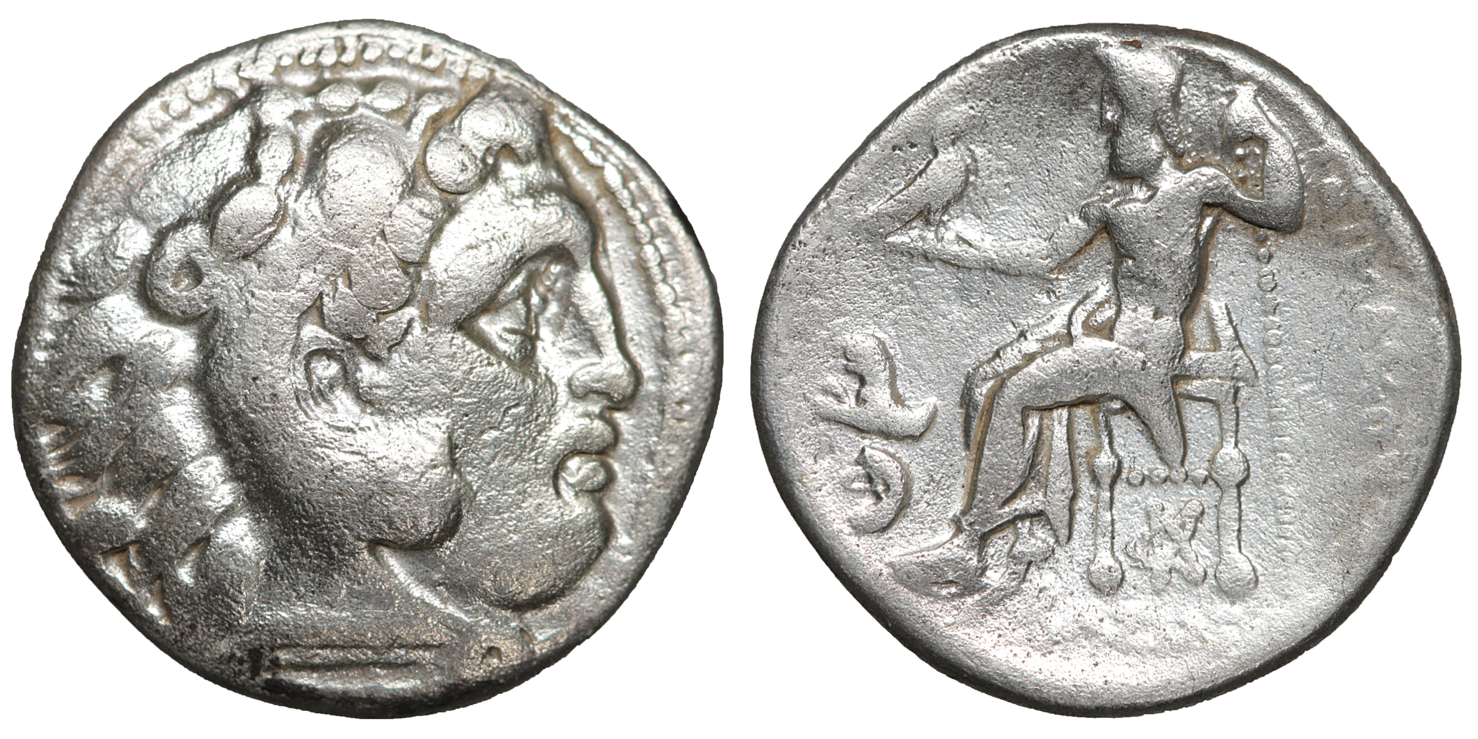 Kingdom of Macedon Antigonos I Monophthalmos Drachm 310-301 BC. Lampsakos