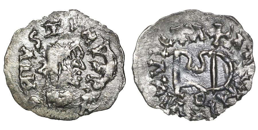 GEPIDS. Theodoric the Great (489-526). 1/2 Siliqua. Sirmium. Rare. XF