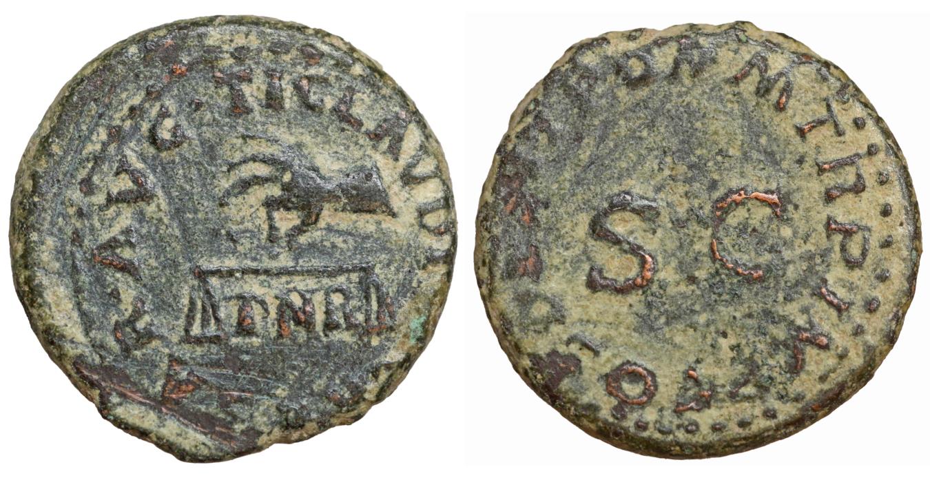 Claudius Quadrans Rome 25 January-3 December AD 41 XF | Roman Imperial ...