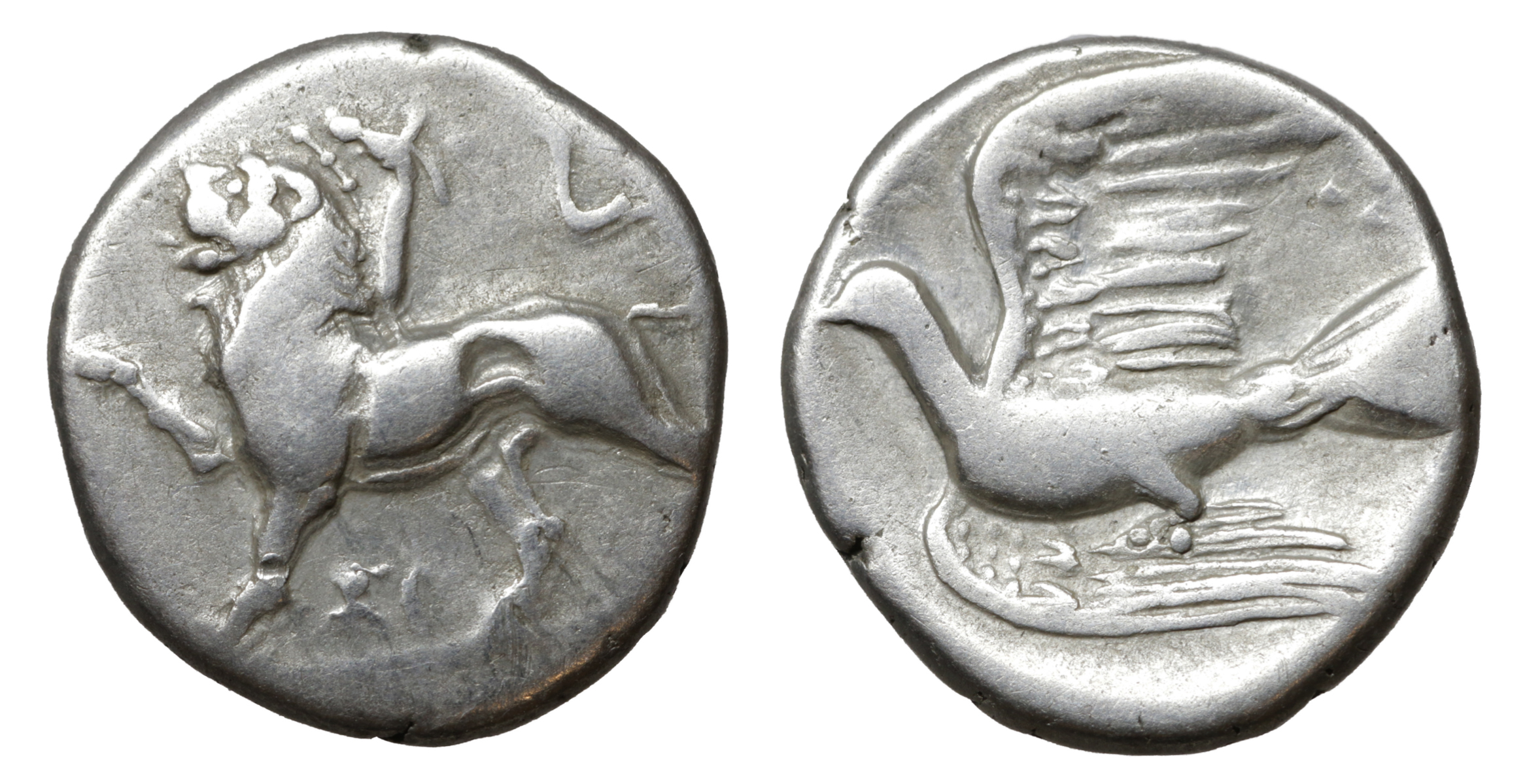 Sikyonia Sikyon 330/20-280 BC AR hemidrachm XF+ Silver greek Coins