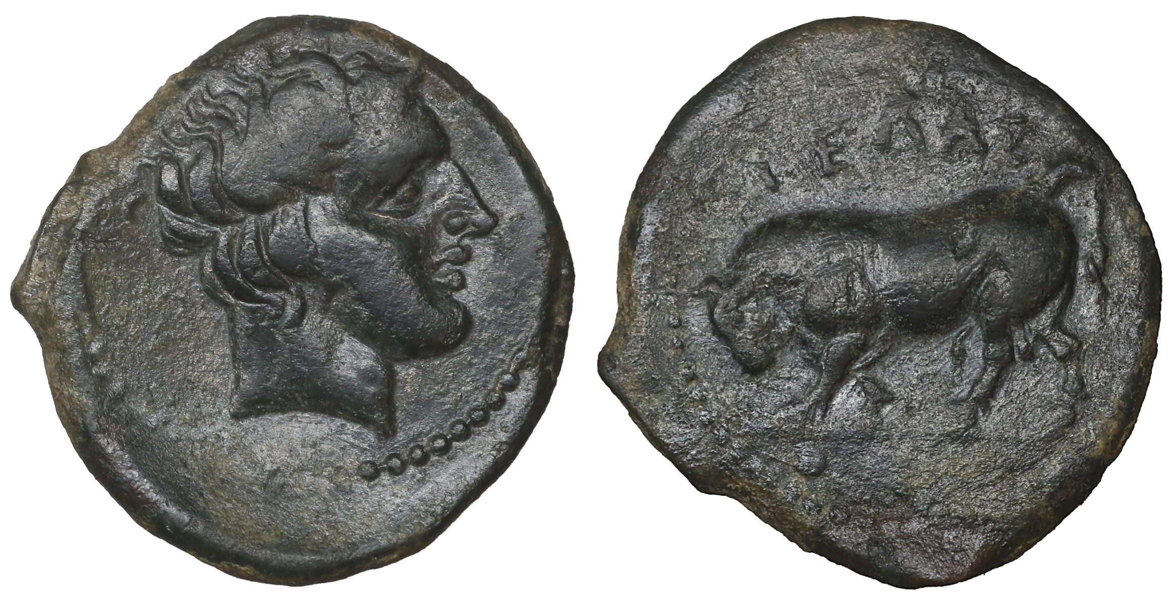 Sicily Gela Tetras 420-405 BC XF+ | Greek Coins