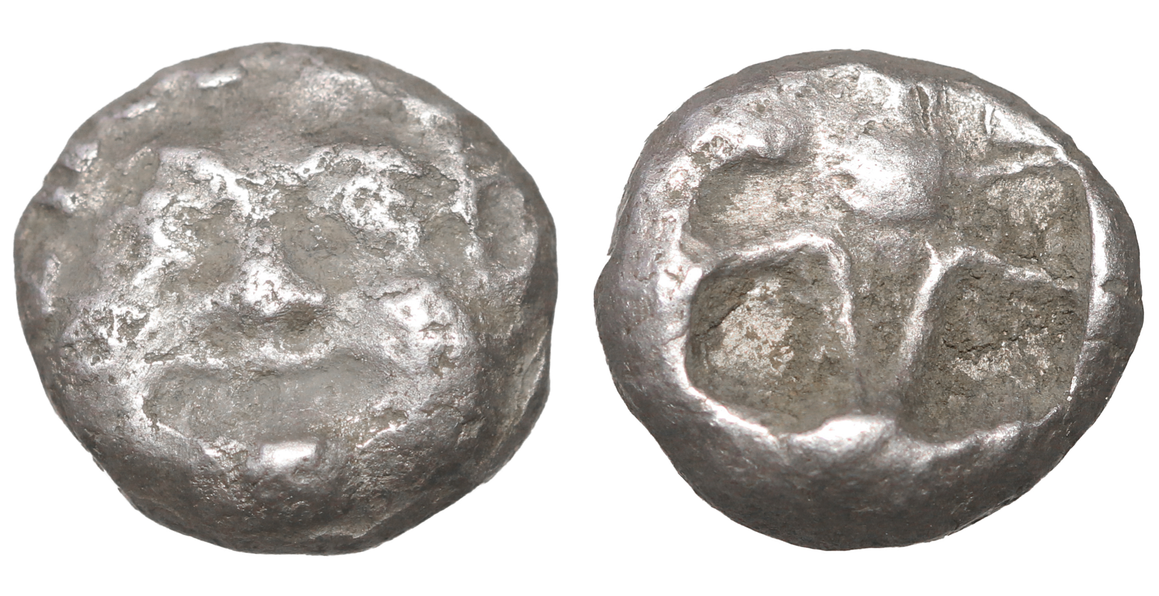 MYSIA Parion 500-475 BC AR Drachm Gorgoneion Incuse punch | Greek Coins
