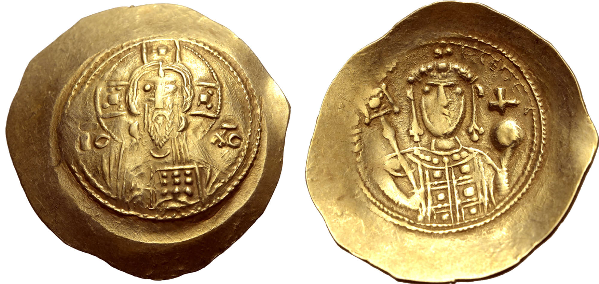 Michael VII Ducas EL Histamenon Nomisma. Constantinople, AD 1071-1078 XF
