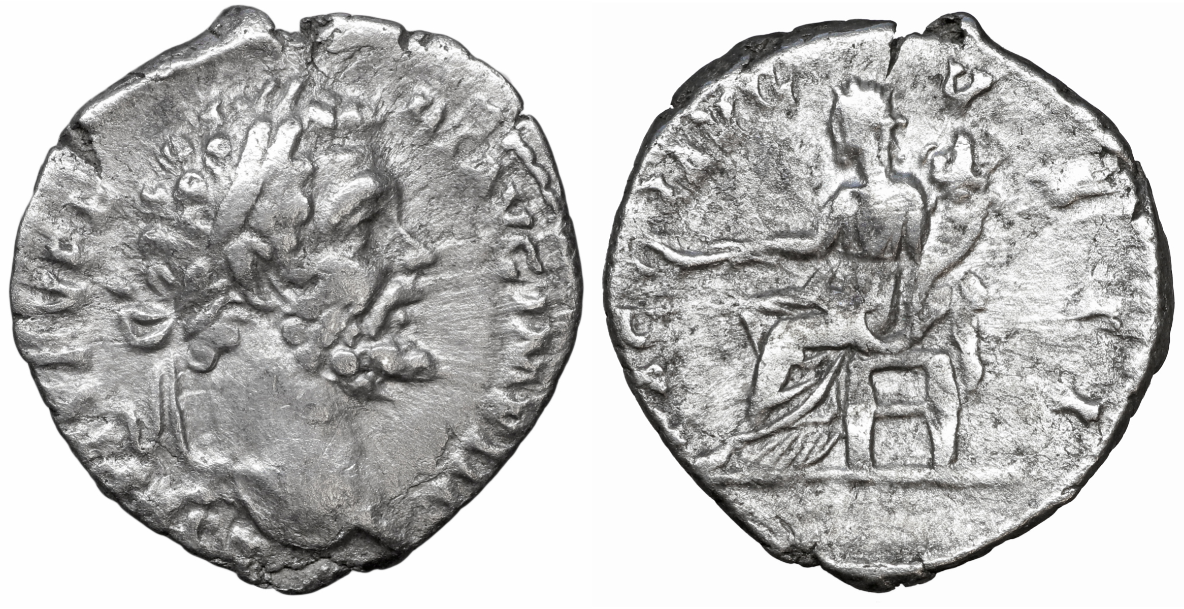 Septimius Severus (AD 193–211) Silver denarius PACI AVGVSTI Pax